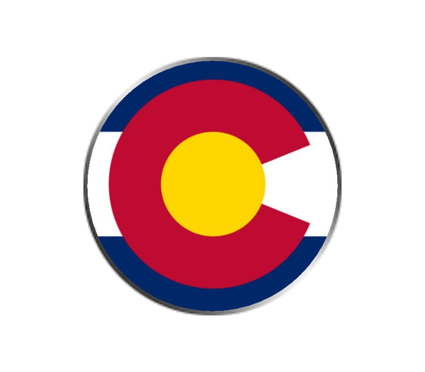 Colorado Ball Marker - State Flag | Photo Ball Marker
